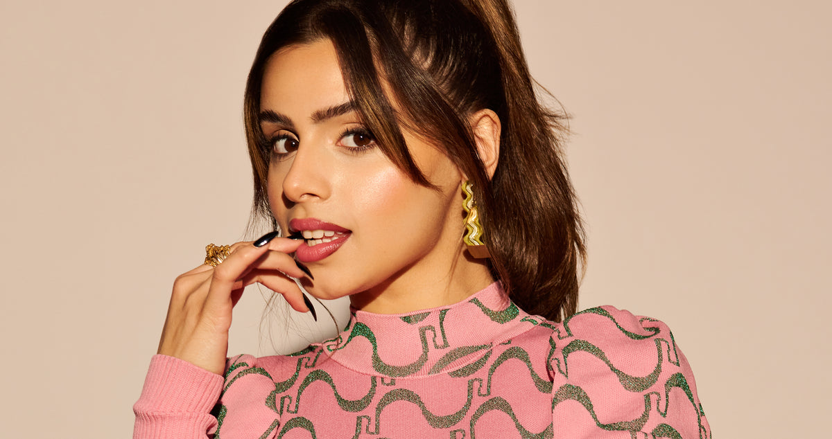 Celina Sharma wears DR for House of Solo Magazine! – DOMINIQUE RENÉE